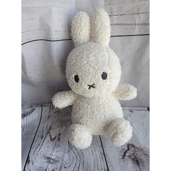 miffy | Toys | Sitting Terry White Fuzzy Nijntje Miffy Bunny Rabbit Plush Bon Ton Toys 9inch ...